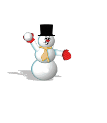 Snowball Throwing Snowman gif by geminig34 | Photobucket